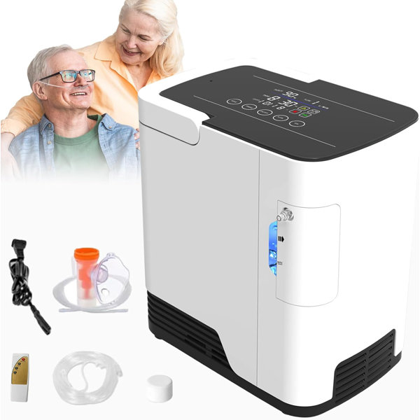Lischwert 1L-90% Household Oxygen Generator-Continuous Flow Machine for ...