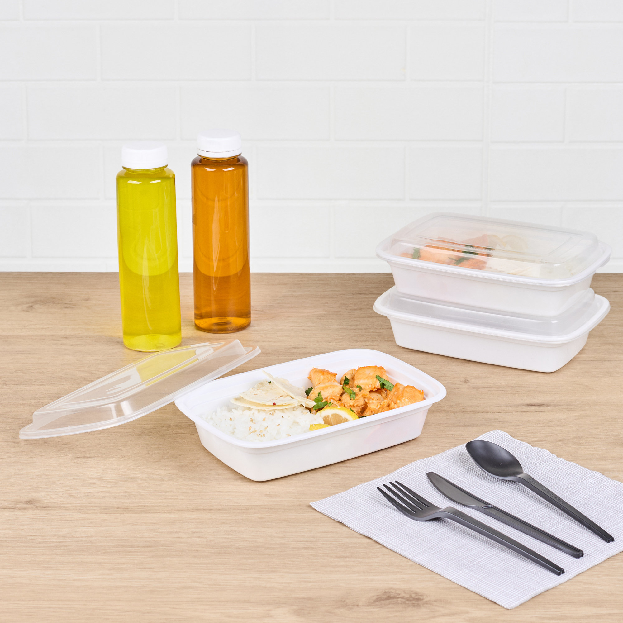 Restaurantware-Asporto 24 Ounce Take Out Containers, 50 Food Containers ...