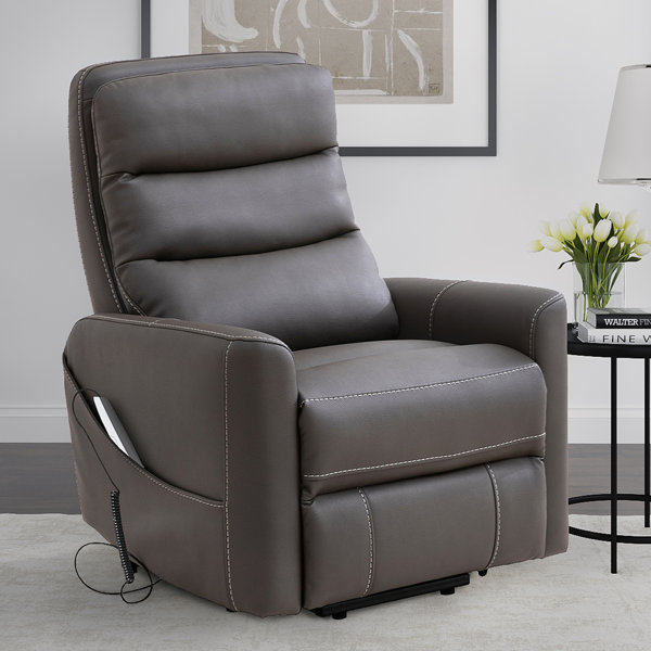 Hokku Designs 31" Upholstered Power Lift Assist Recliner with ...