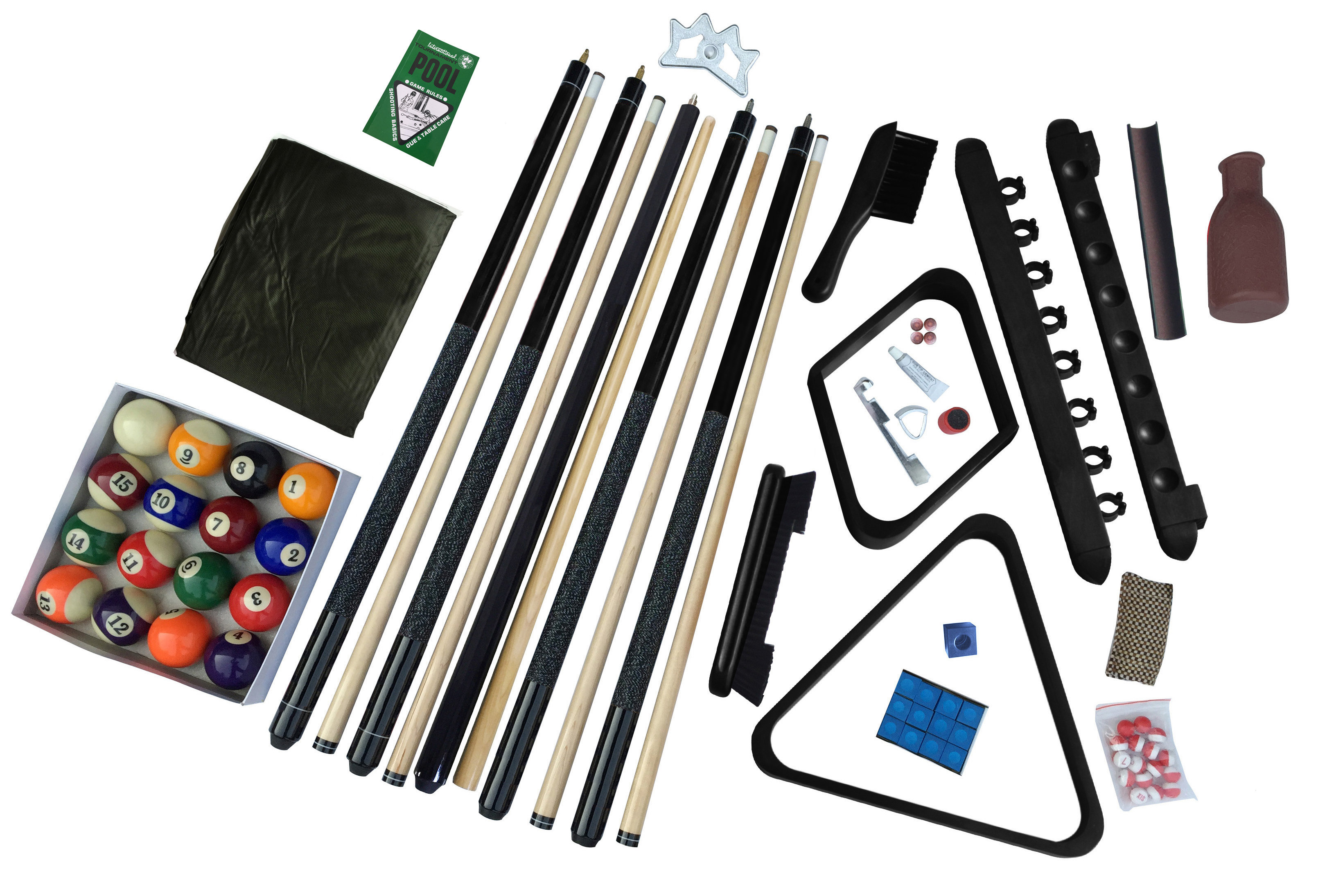 Hathaway Games 2'54'' Deluxe Black Billiards Accessory Kit & Reviews ...