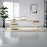 Hokku Designs Beige Modern Rectangle Writing Desk | Wayfair