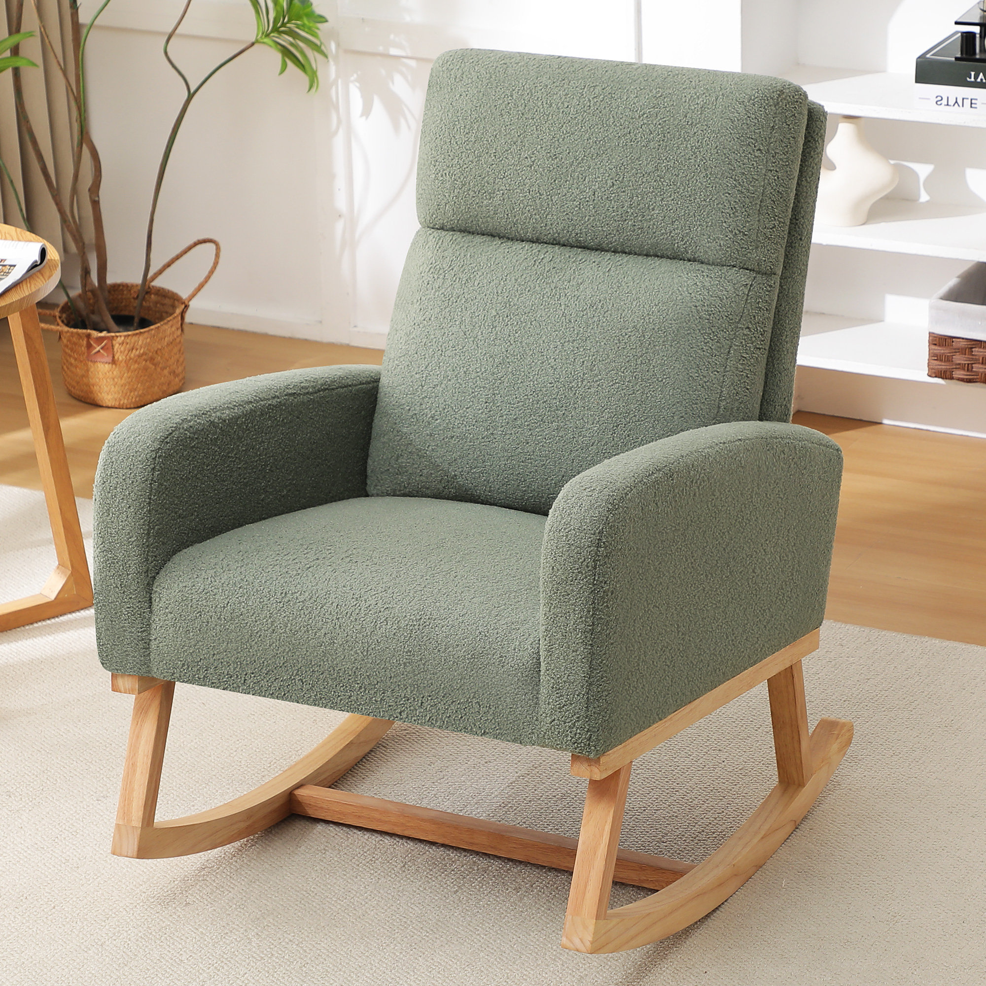 George Oliver Wasilewski Chfor Living Room with Solid Wood Leg ...