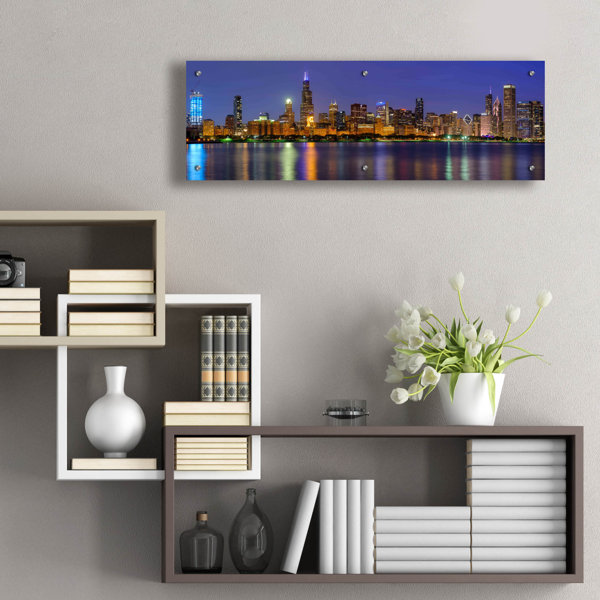 Ivy Bronx " Chicago - Blue Hour Panorama " by Epic Portfolio | Wayfair