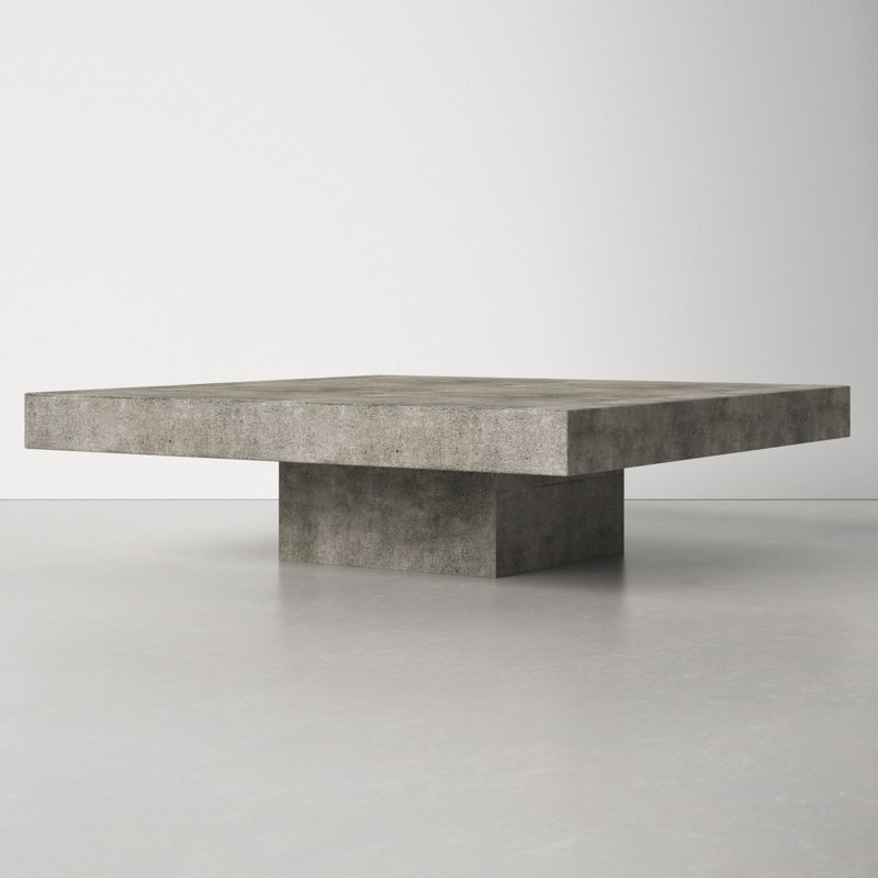 AllModern Dove Pedestal Coffee Table & Reviews | Wayfair