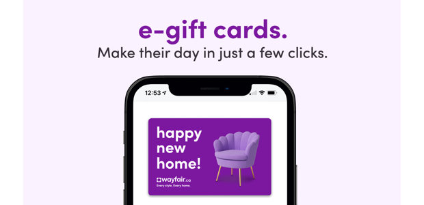 Wayfair Canada Gift Cards - Wayfair Canada