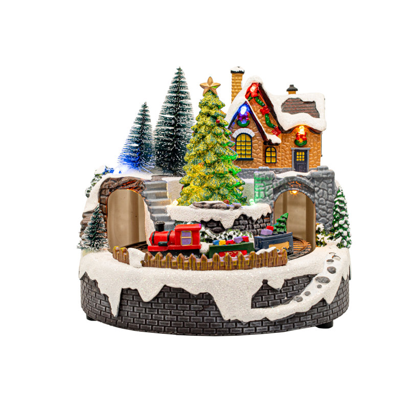 The Holiday Aisle® Christmas Village - Animated Tree Village | Wayfair