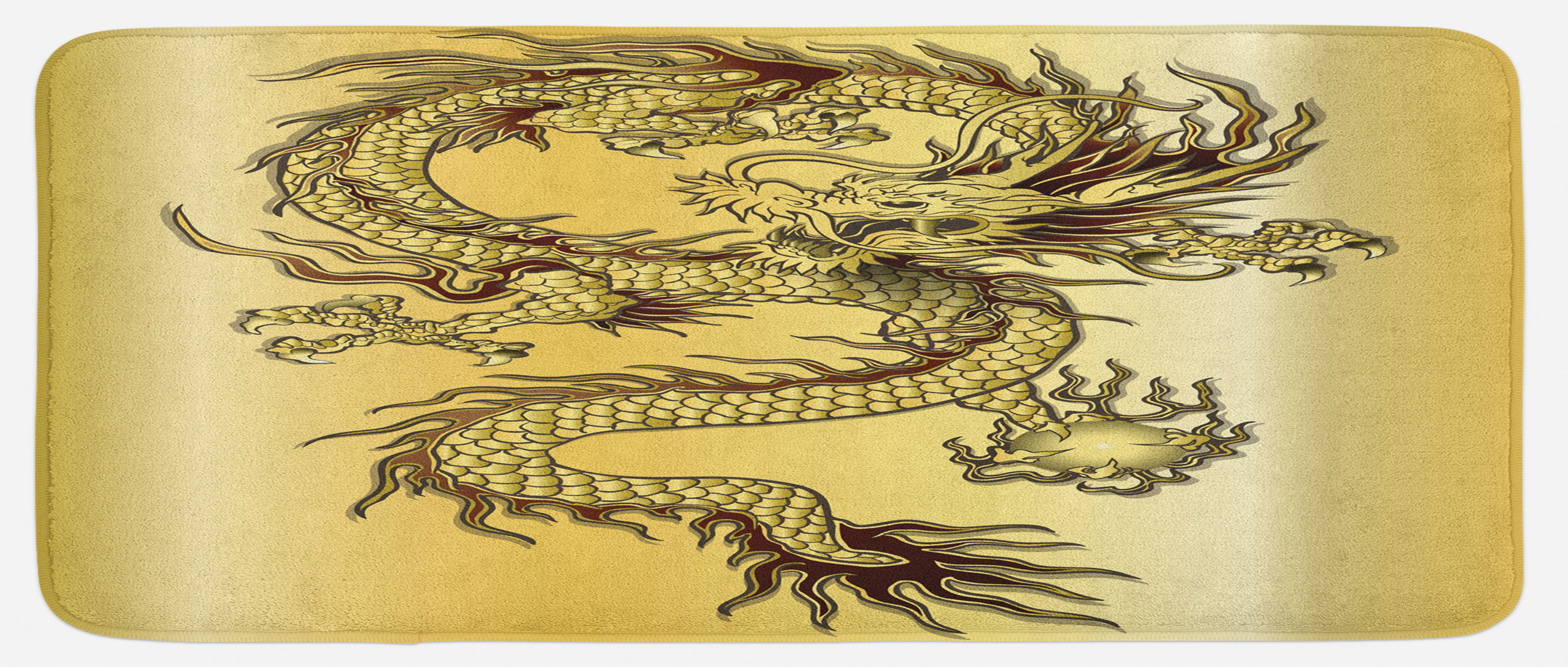East Urban Home Dragon Kitchen Mat | Wayfair