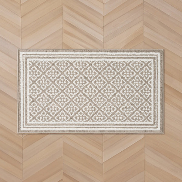 Laura Ashley Isla Machine Woven Synthetic Geometric Area Rug In Brown ...