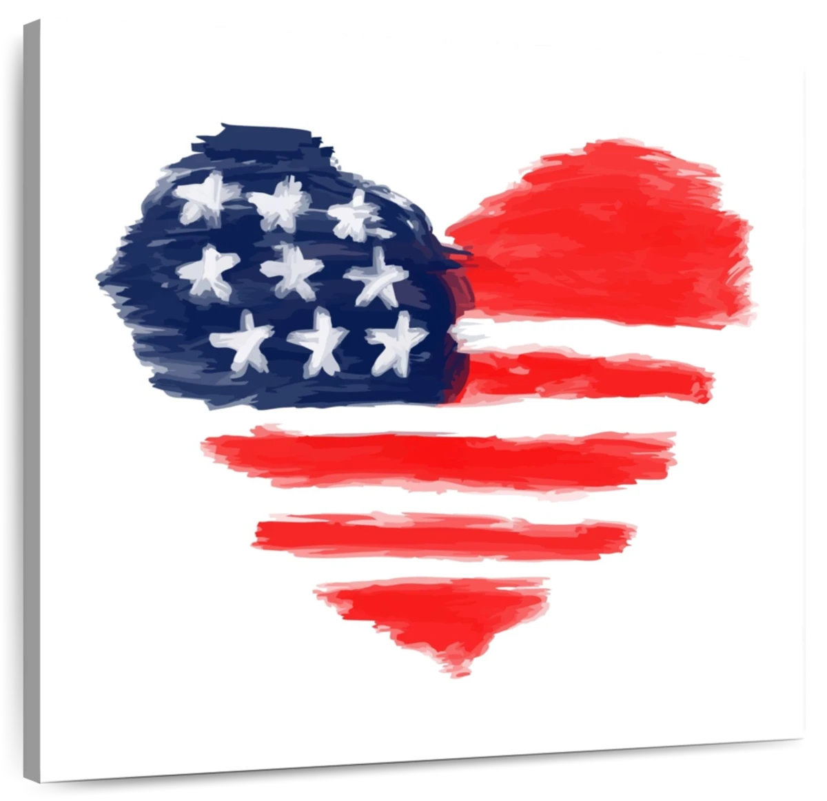 Ebern Designs Borges Memorial Day Heart | Wayfair