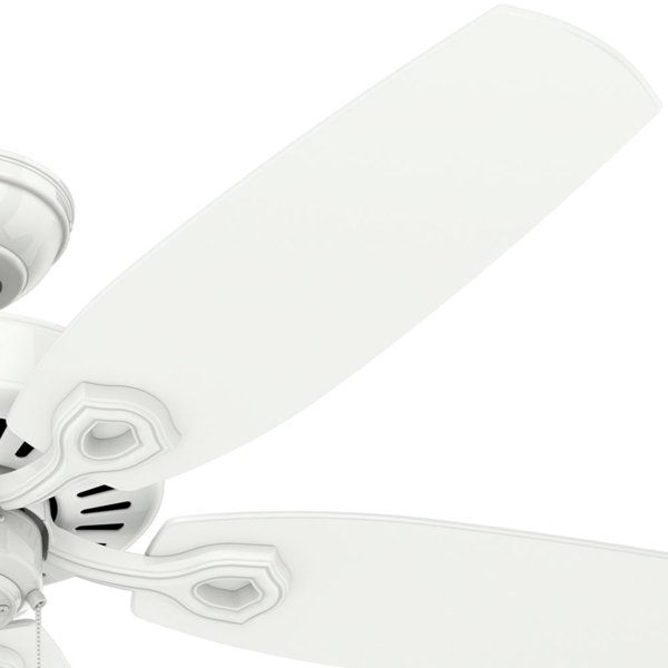 Hunter Fan 52" Builder Elite 5 - Blade Standard Ceiling Fan with Pull ...
