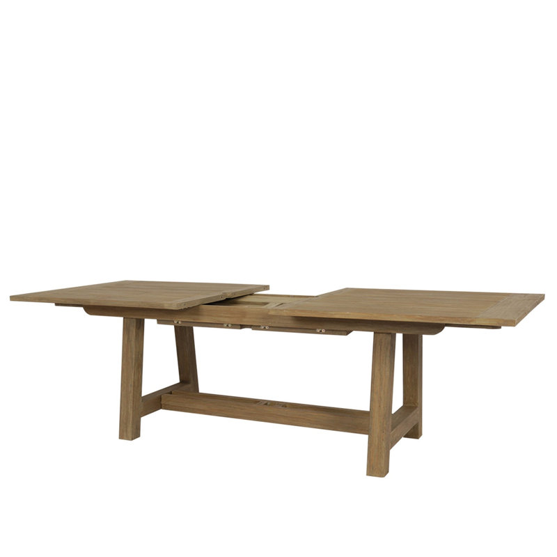 Joss & Main Vienna Extension Teak Outdoor Dining Table | Joss & Main