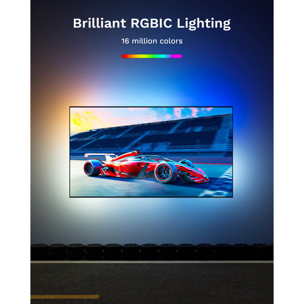 NATIONAL WINDOW TV LED Backlight With Sync Stick Immersive Backlight ...