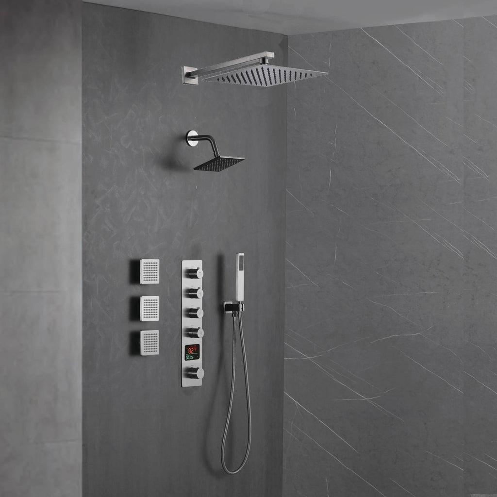 Wonderland America Thermostatic Complete Shower System with Rough in ...