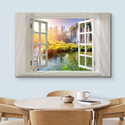 open window framed art