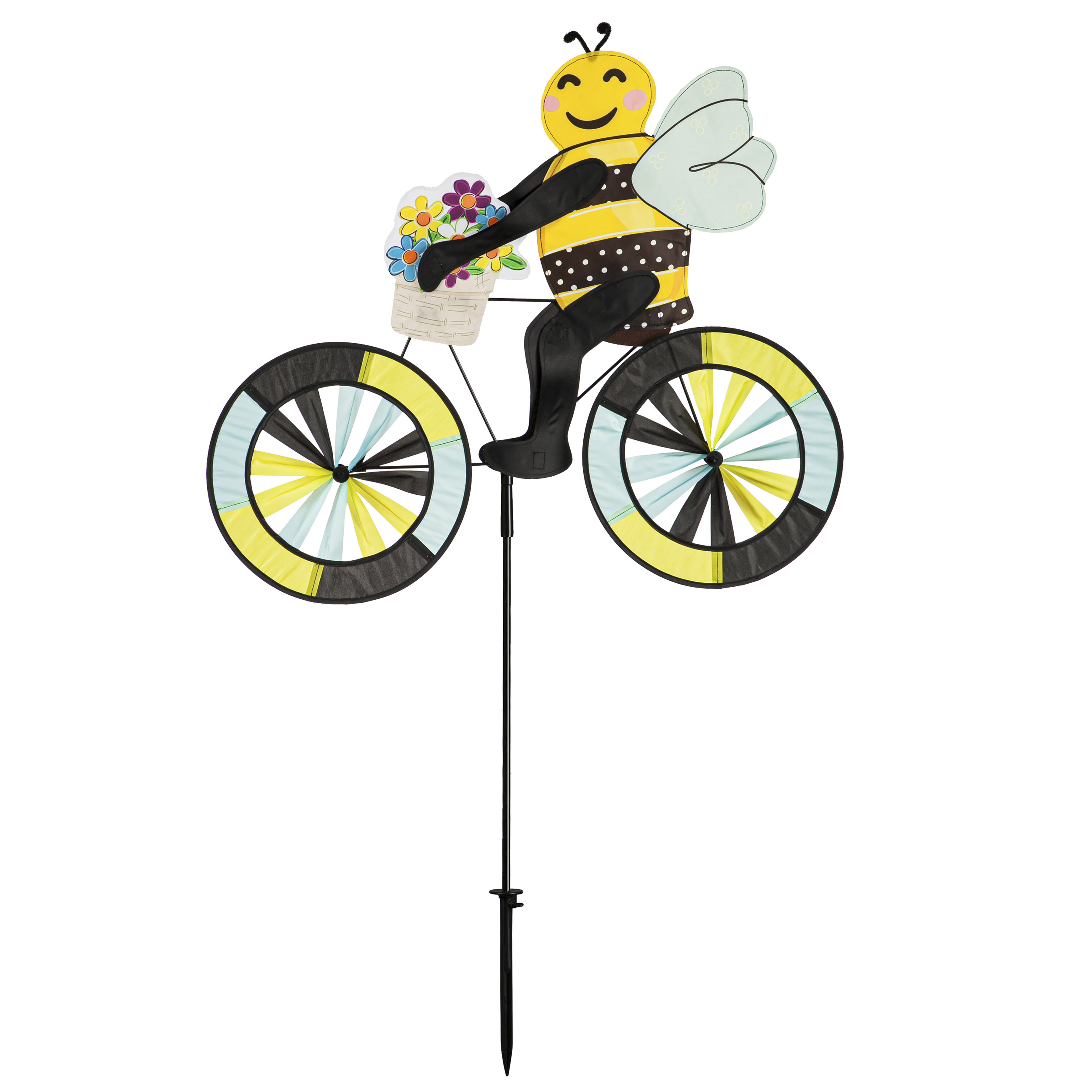 Arlmont & Co. Buzzing Bee Bicycle Spinner - Wayfair Canada