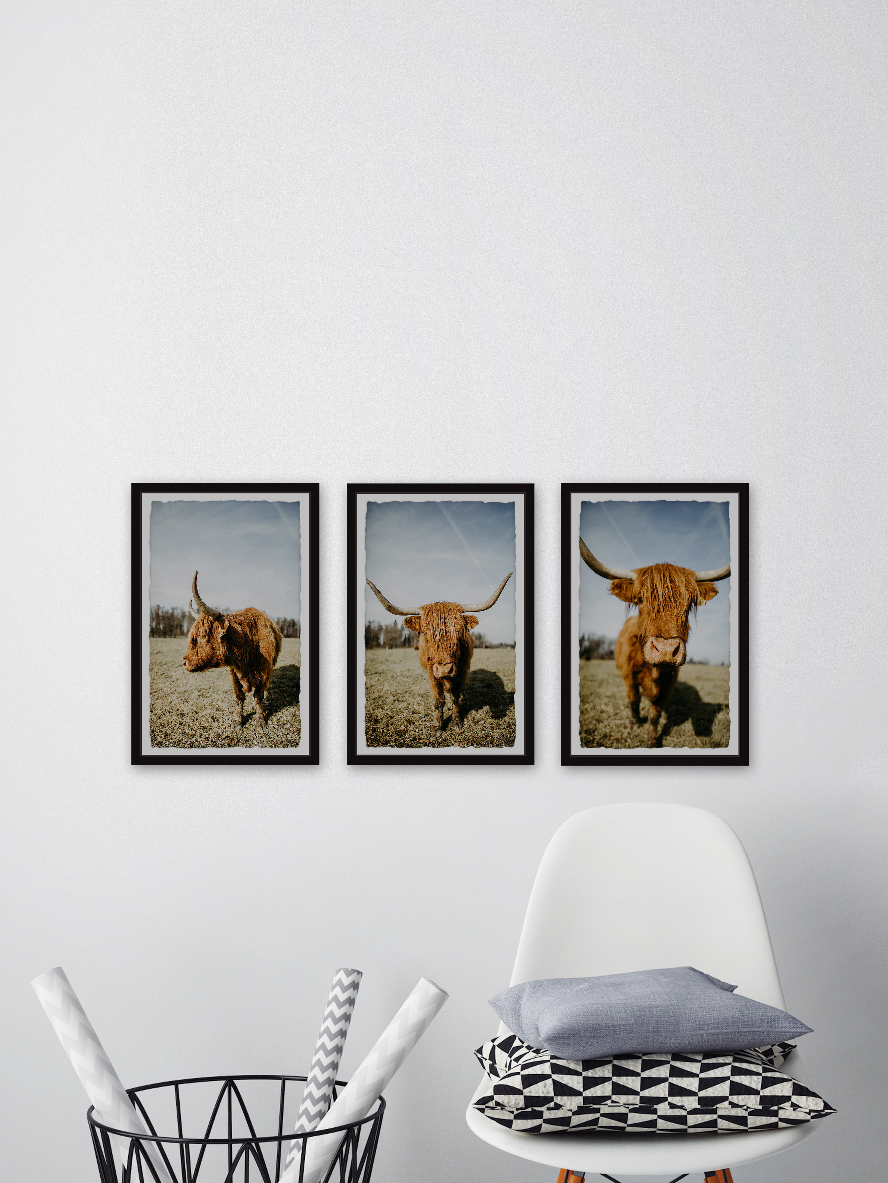 Union Rustic Sweeping Horns Triptych - Wayfair Canada