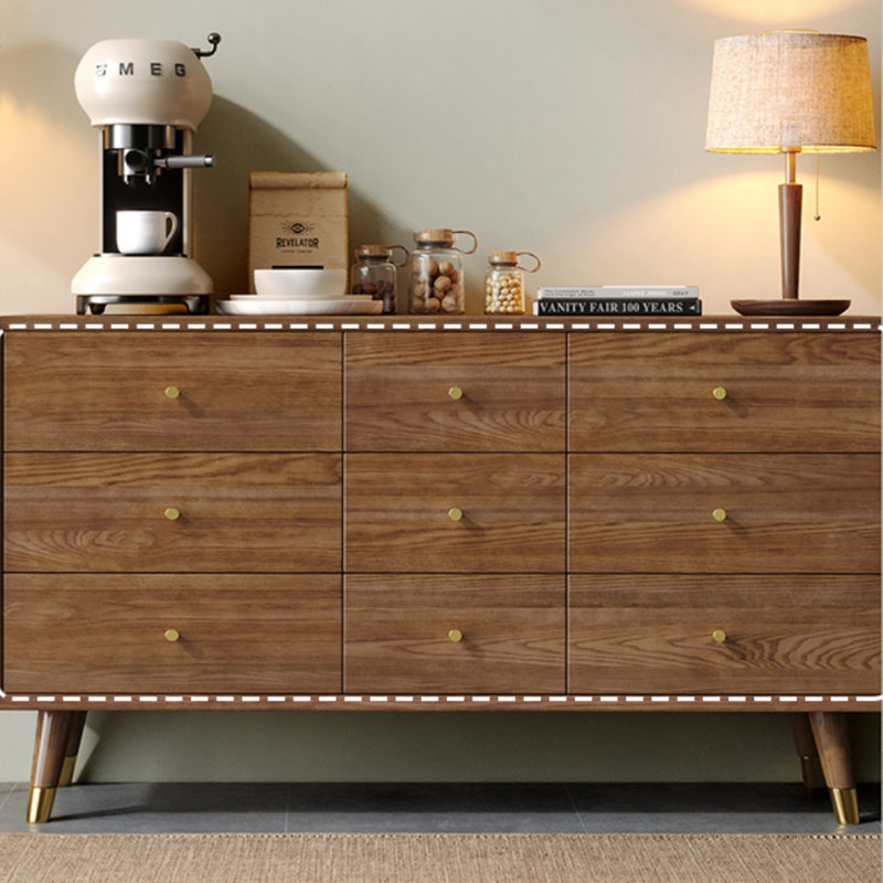 Dream cabinet Bedroom Modern Simple Solid Wood Entrance Cabinet Solid ...