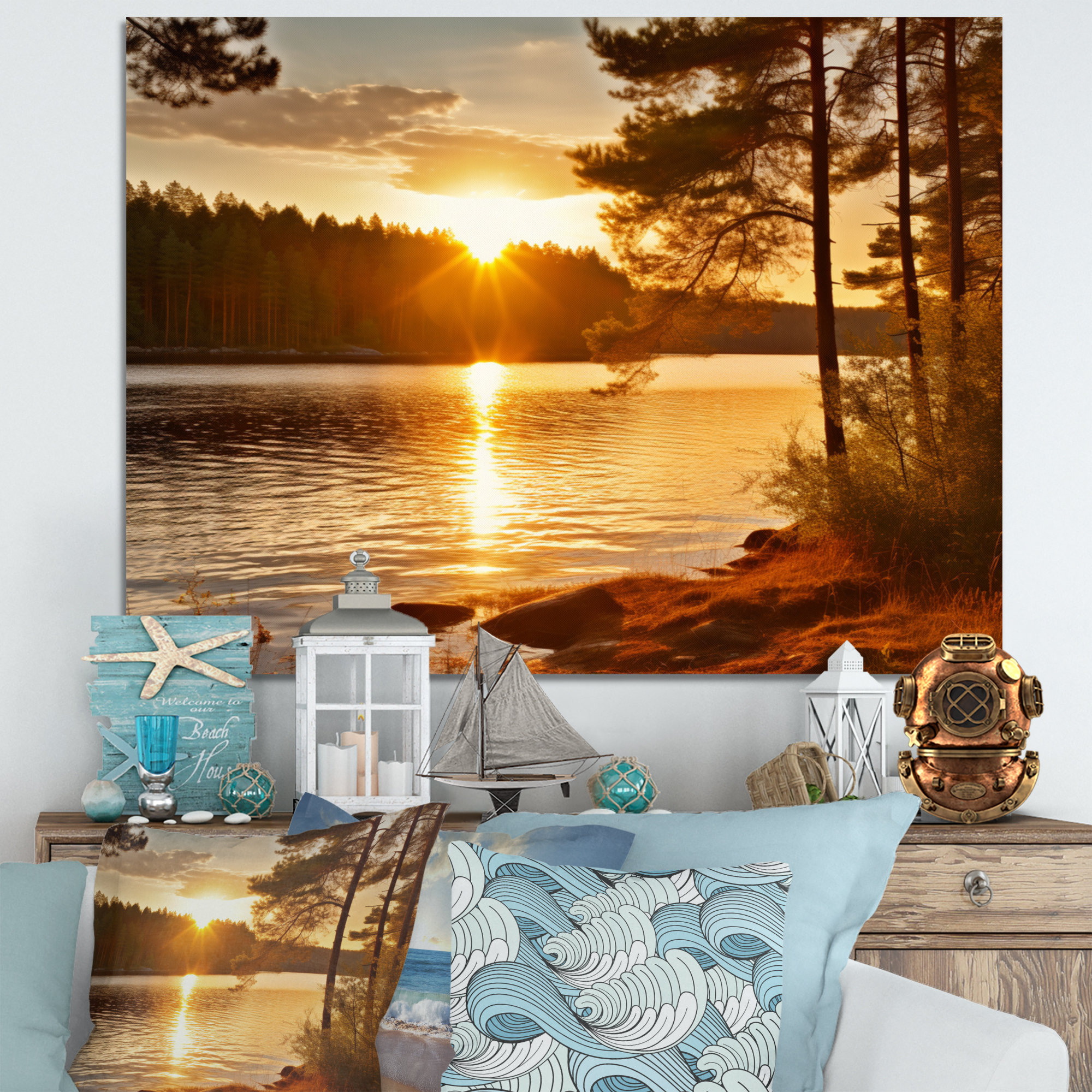 Millwood Pines Horizon'S Embrace - Print on Canvas | Wayfair