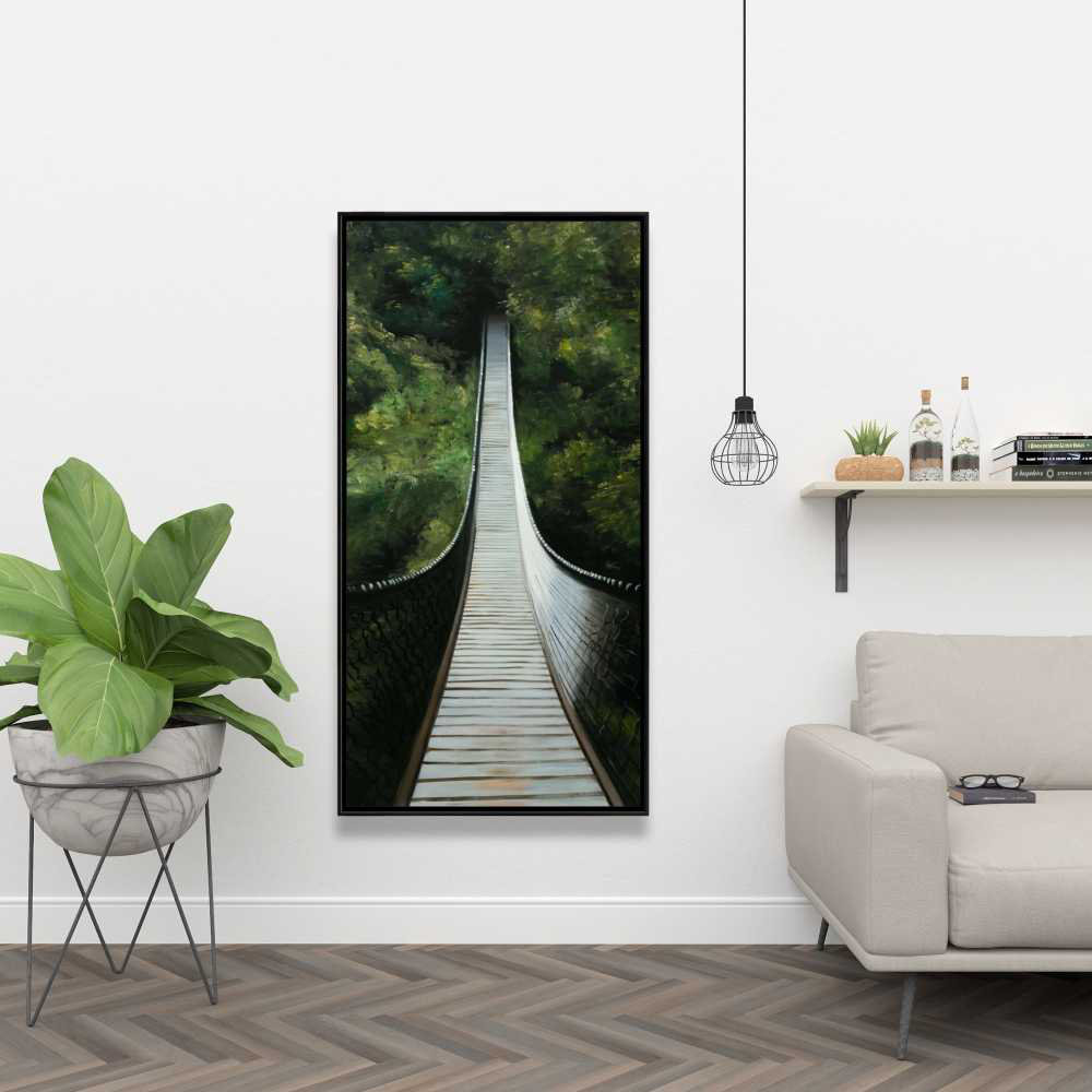 Begin Edition International Inc. Suspended Bridge in the Forest ...