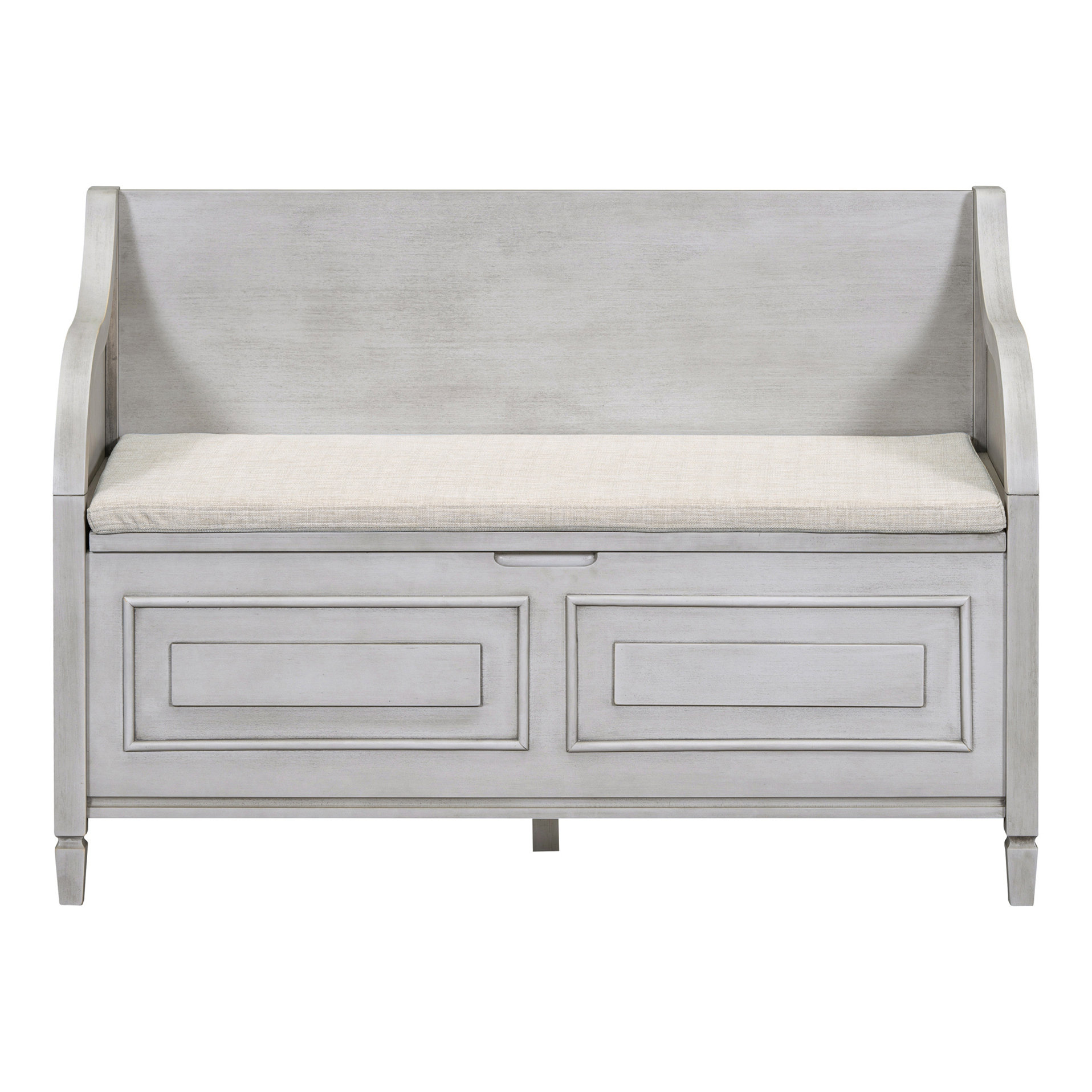 Red Barrel Studio® Rustic Style Solid Wood Entryway Multifunctional ...