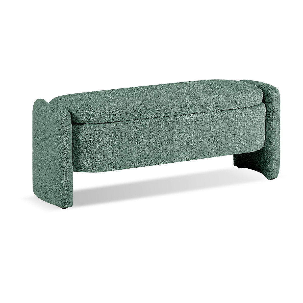 Orren Ellis Green Solid wood + 100% Polyester Bench | Wayfair