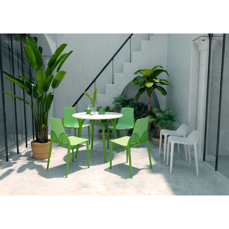 August Grove® Everalda Plastic Bistro Table & Reviews | Wayfair