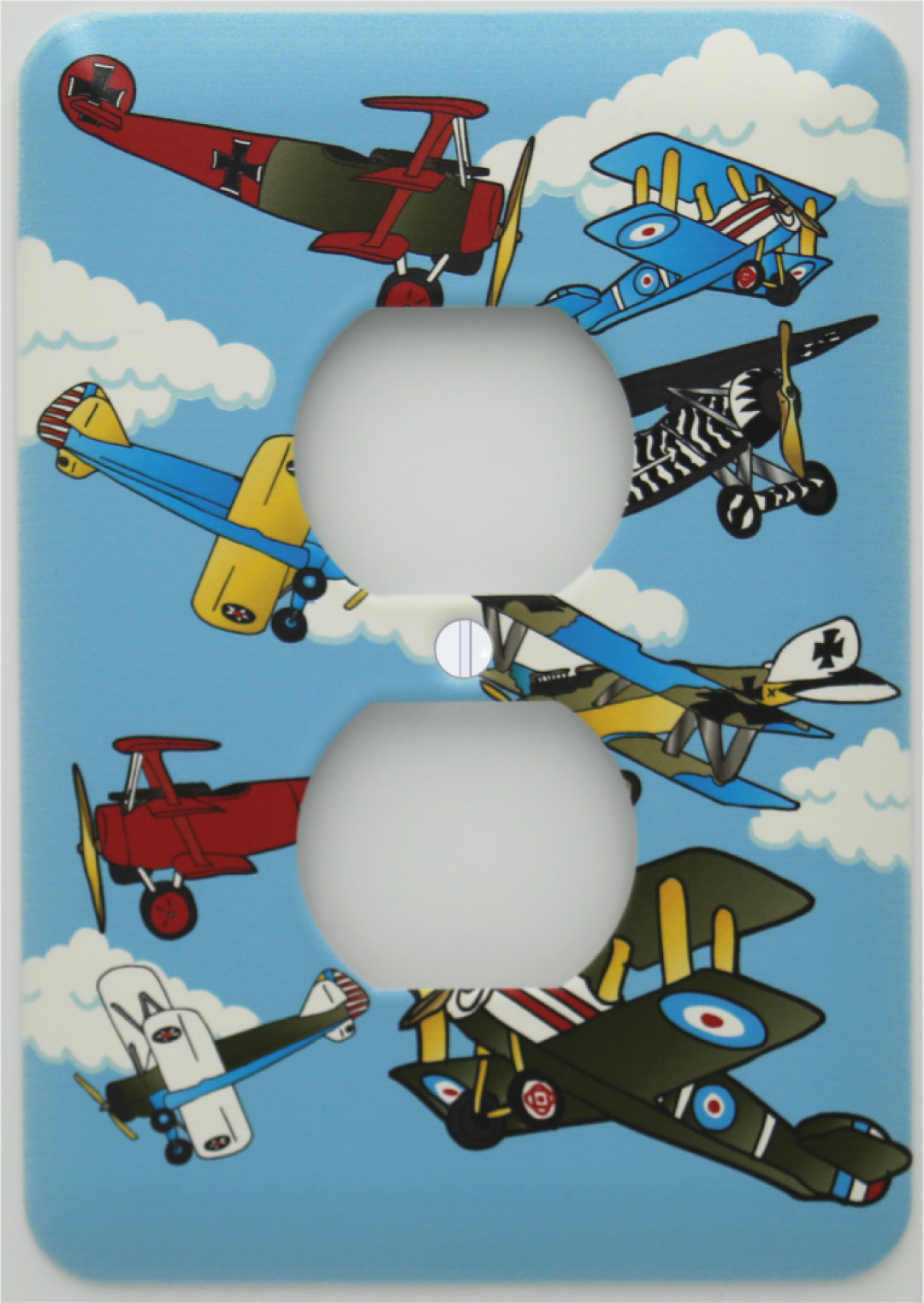 Presto Chango Decor Vintage Airplane Light Switch Plate And Outlet ...