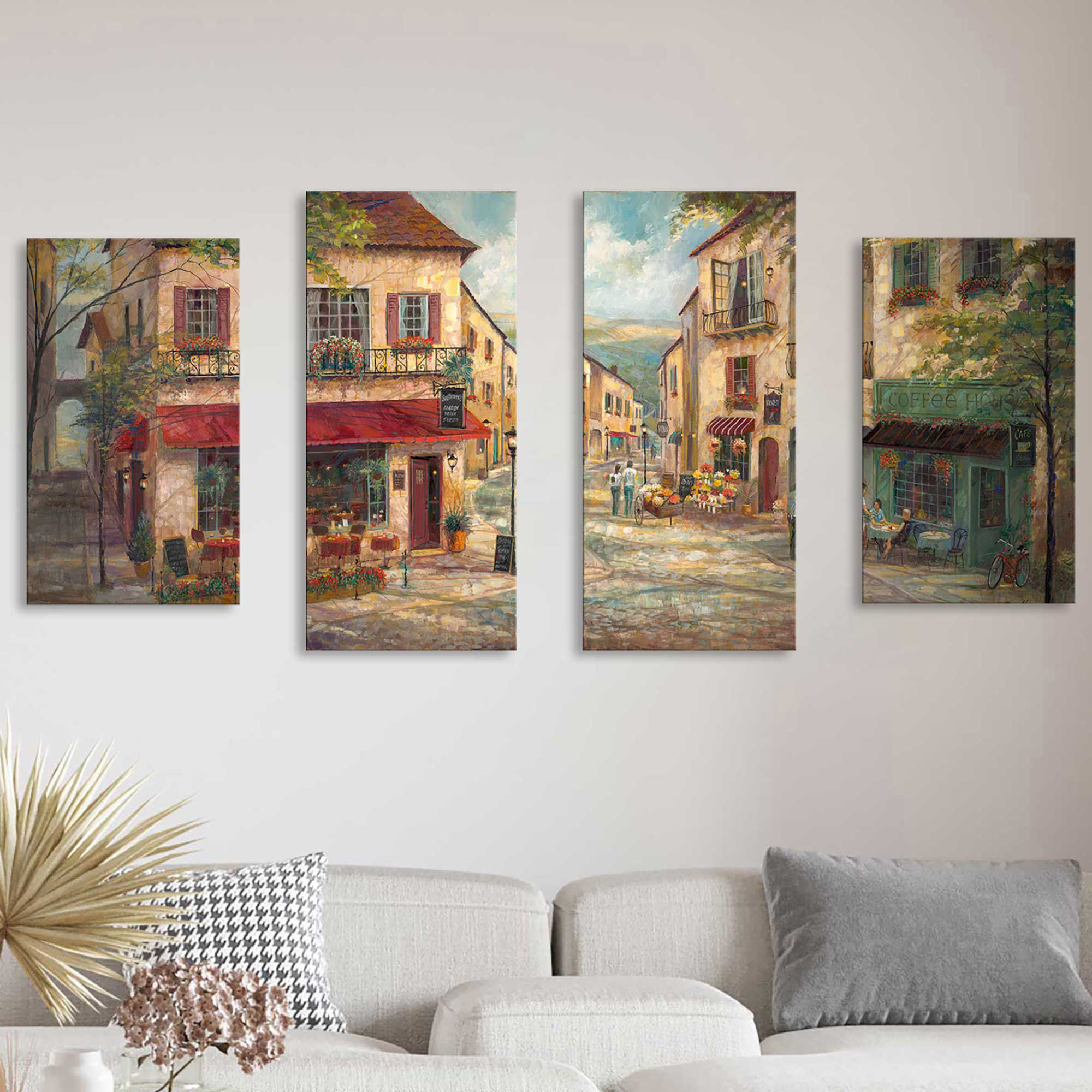Red Barrel Studio® Salvatore's On Canvas 4 Pieces by Ruane Manning ...