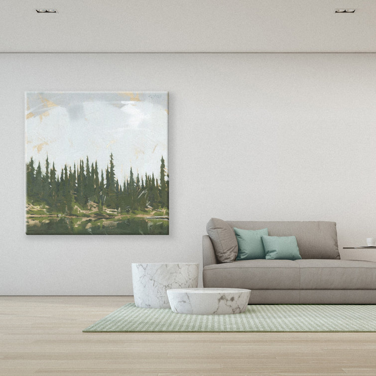 Darren Gygi Home Collection Big Sky Mountain Lake Wall Art On Canvas by ...