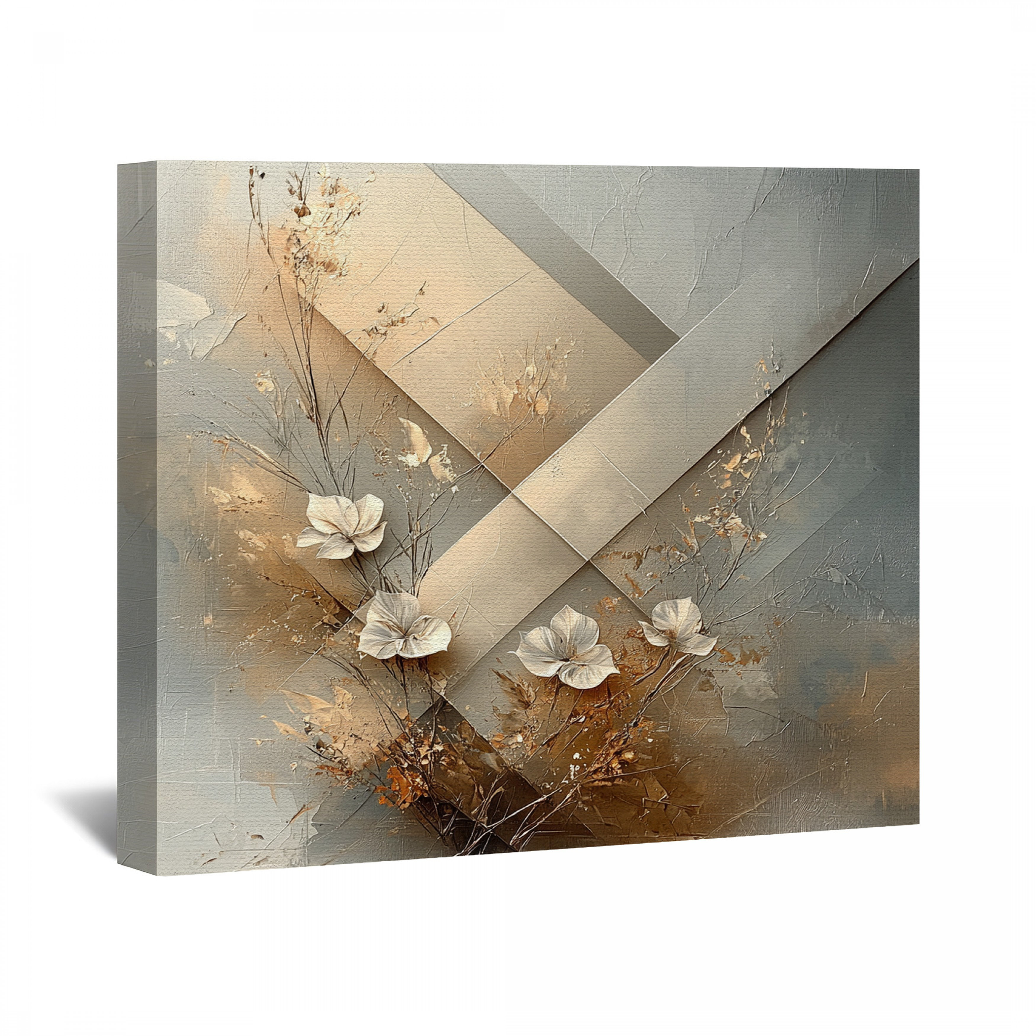 Ophelia & Co. Botanical Focus Canvas Wrap - Floral Wall Decor | Wayfair