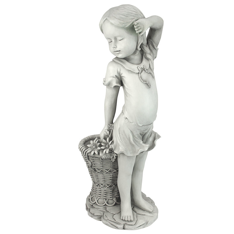 Design Toscano Frances the Flower Girl Statue & Reviews - Wayfair Canada