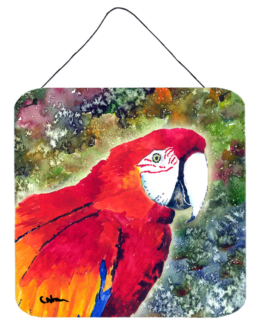 Caroline's Treasures Parrot Painting Print Plaque | Wayfair