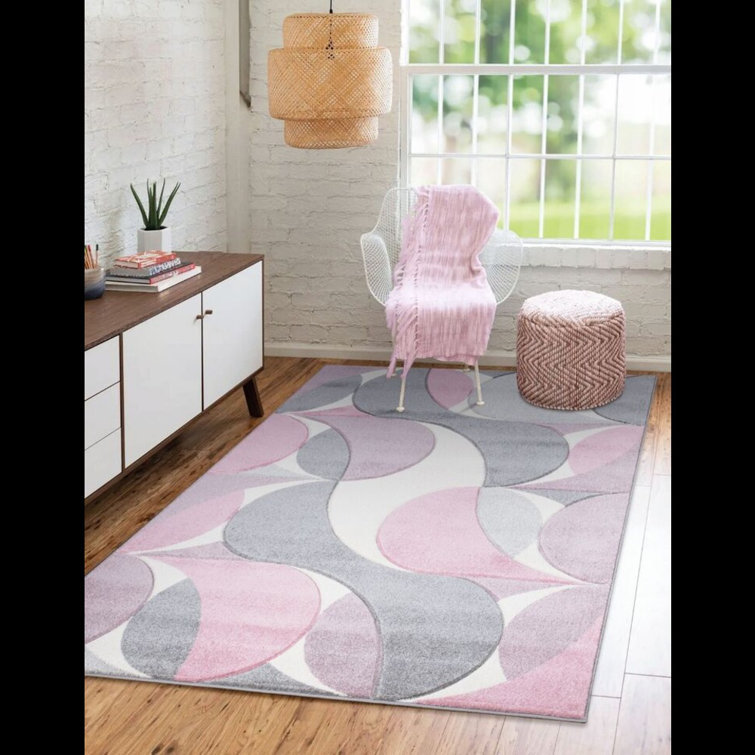 Ivy Bronx Juli Pink Area Rug | Wayfair.co.uk