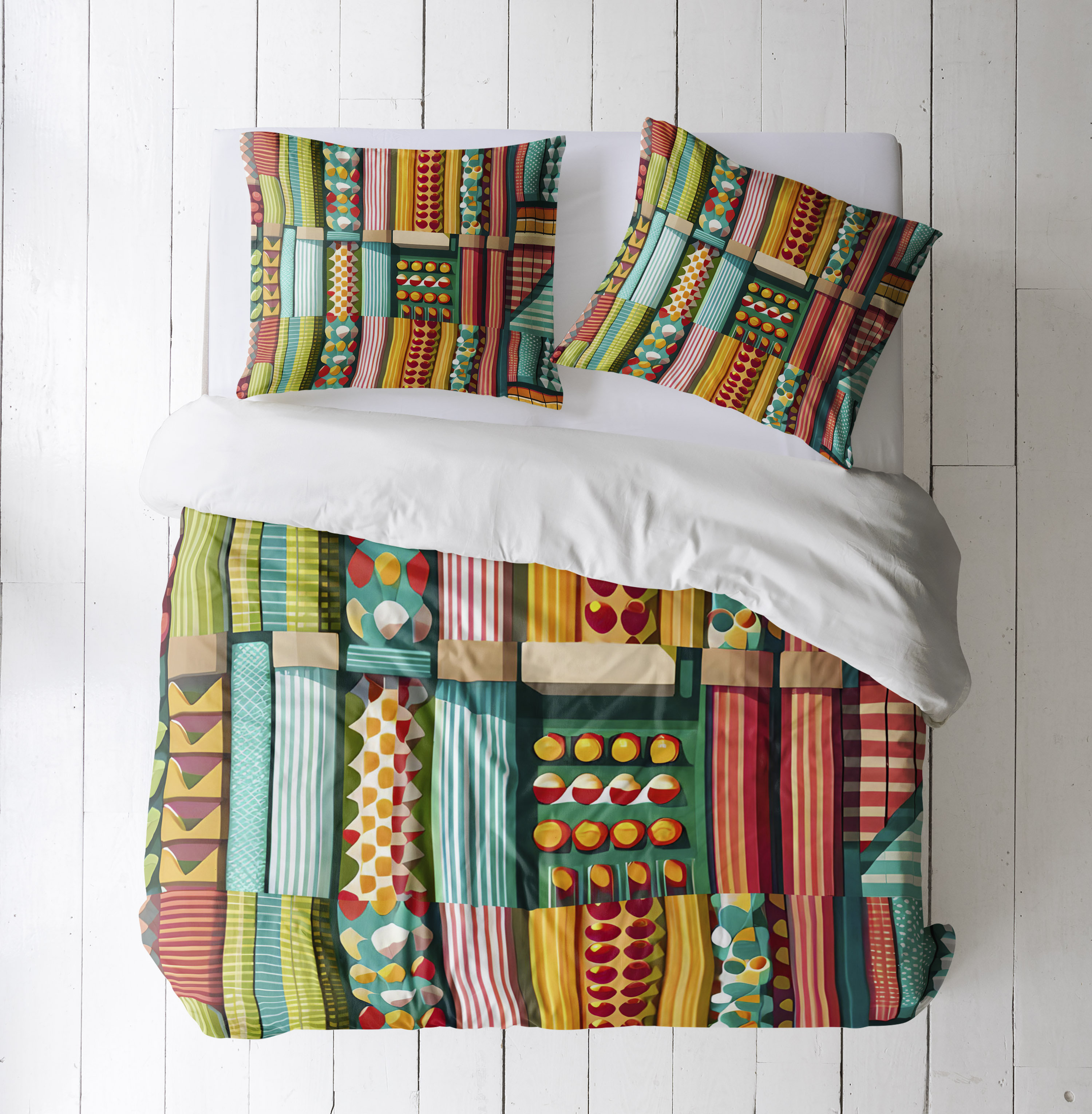 Folk N Funky Duvet Cover with Shams_FNFBED00269 | Wayfair
