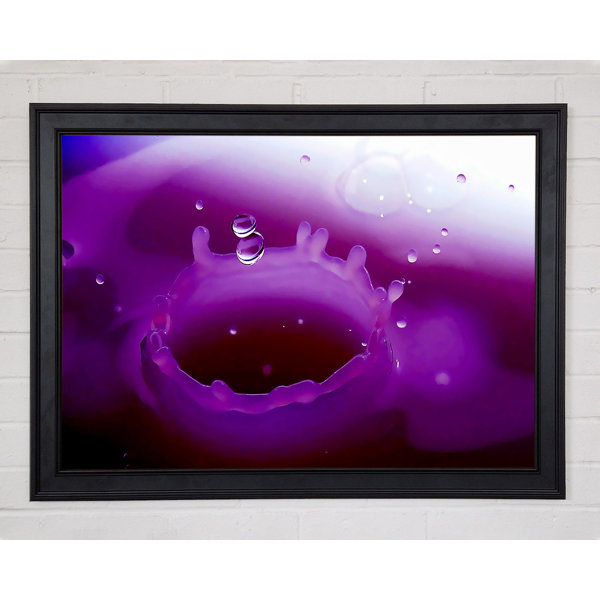 Ivy Bronx Wax Splash Framed Print | Wayfair.co.uk