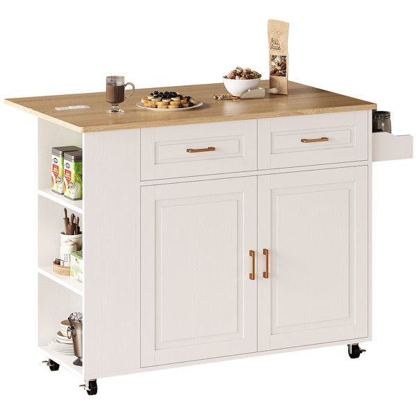 Drop Leaf Kitchen Islands & Carts You'll Love | Wayfair