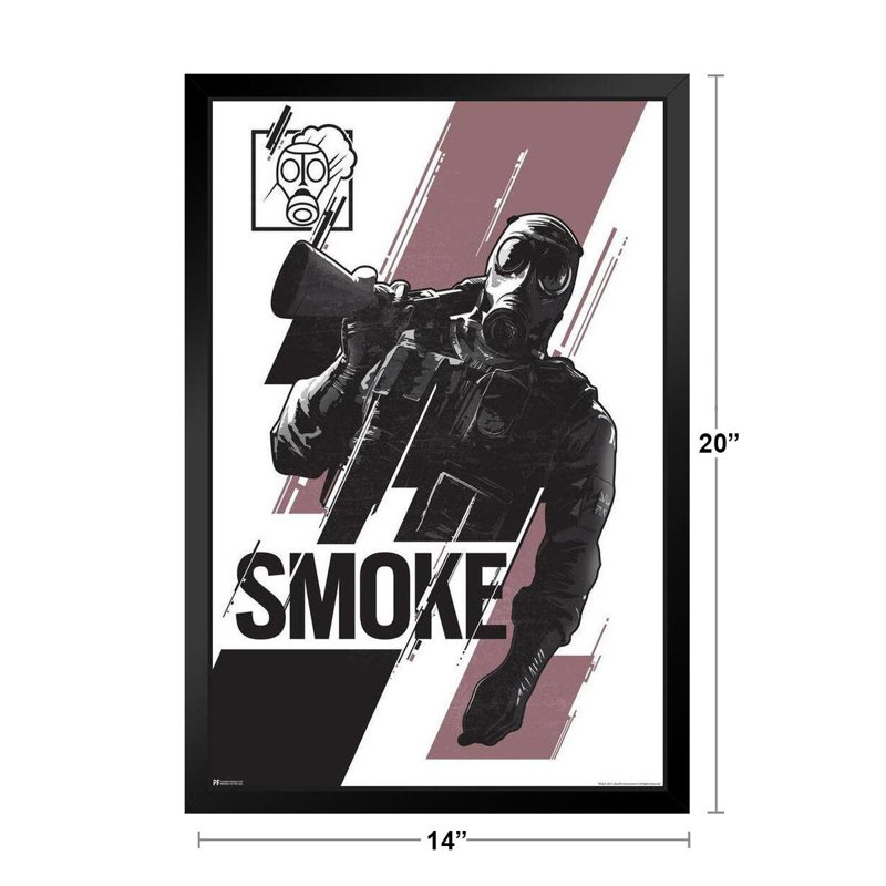 Poster Foundry Rainbow Six Siege Merchandise Smoke Character Video Game ...