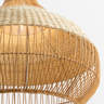 Rowabi Interiors Beatrice Rattan Flush Mount – Rattan & Natural Medium ...