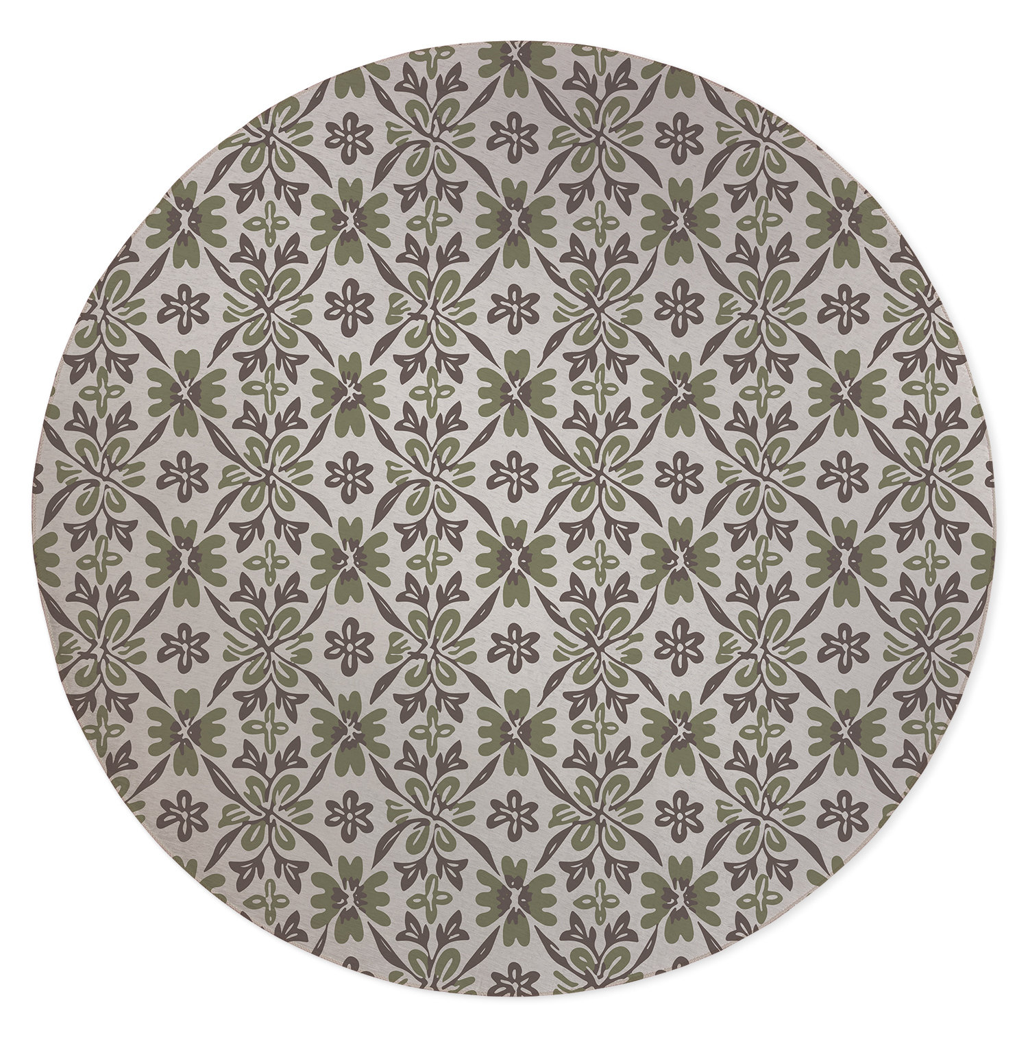 Darby Home Co Acil Round 5' X 5' Area Rug | Wayfair