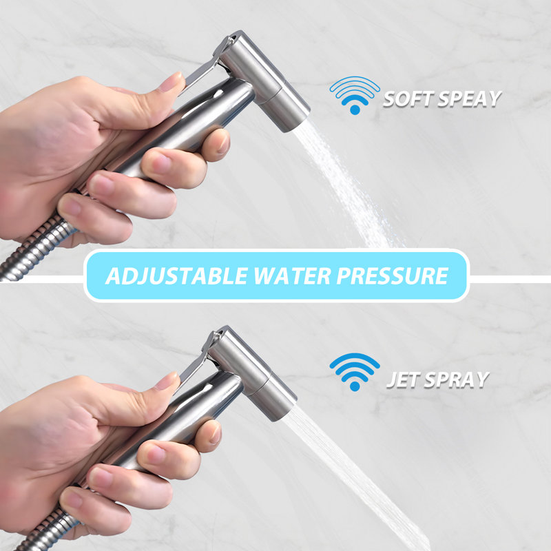 LEPUDAY Hand Held Bidet with Faucet | Wayfair