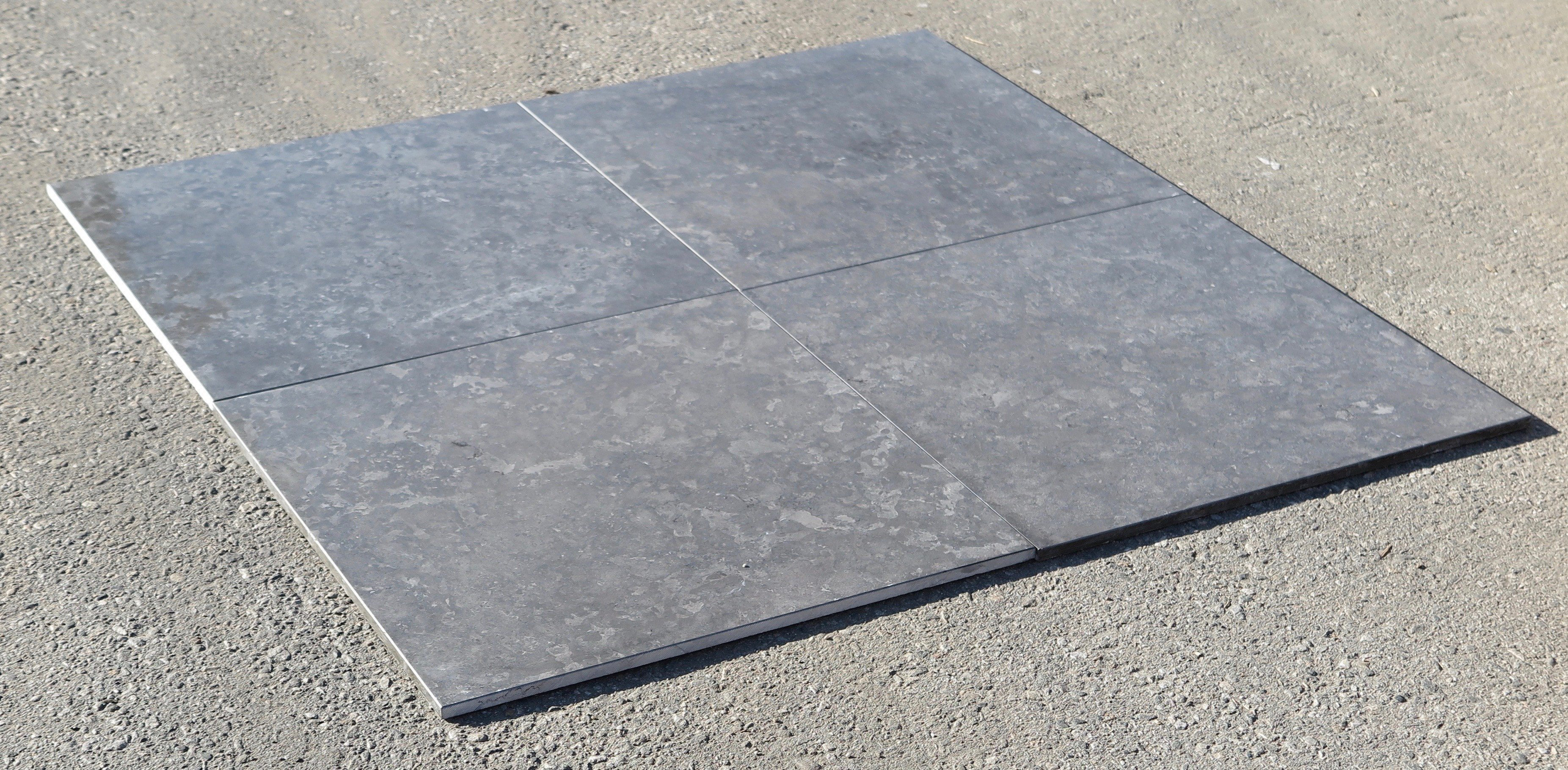 Stone & Tile Shoppe, Inc. Sicilian Grey Polished 18" x 18" Marble Stone ...