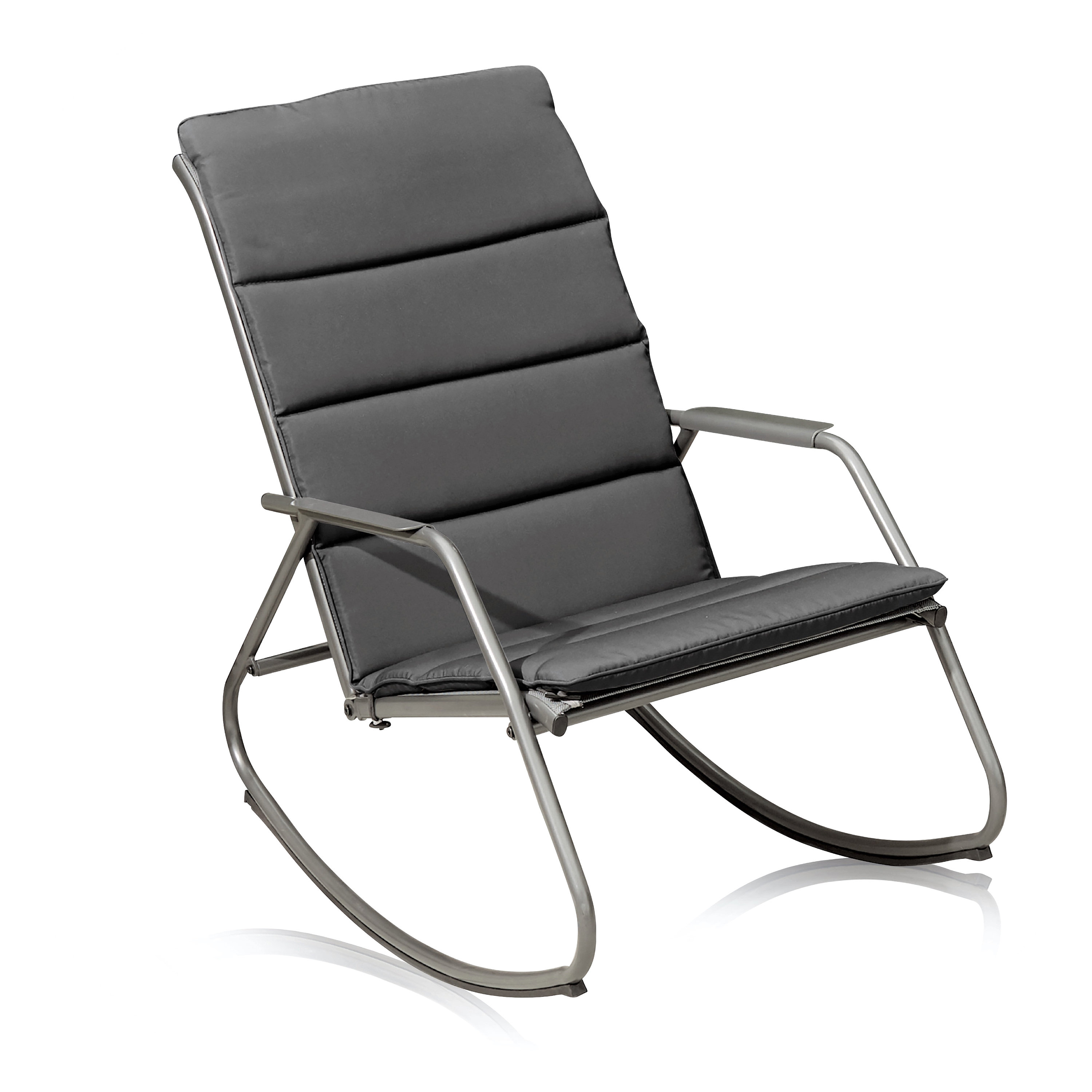 Metro Lane Bexlee Metal Outdoor Rocking Chair | Wayfair.ie
