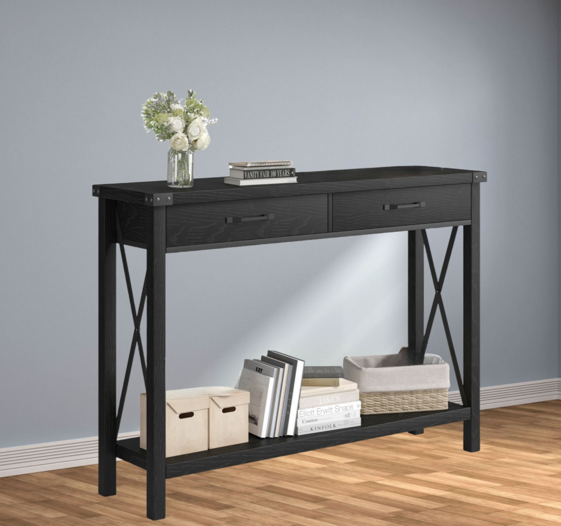 Gracie Oaks Console Table With 2 Drawers, Sofa Tbale, Entryway Table ...