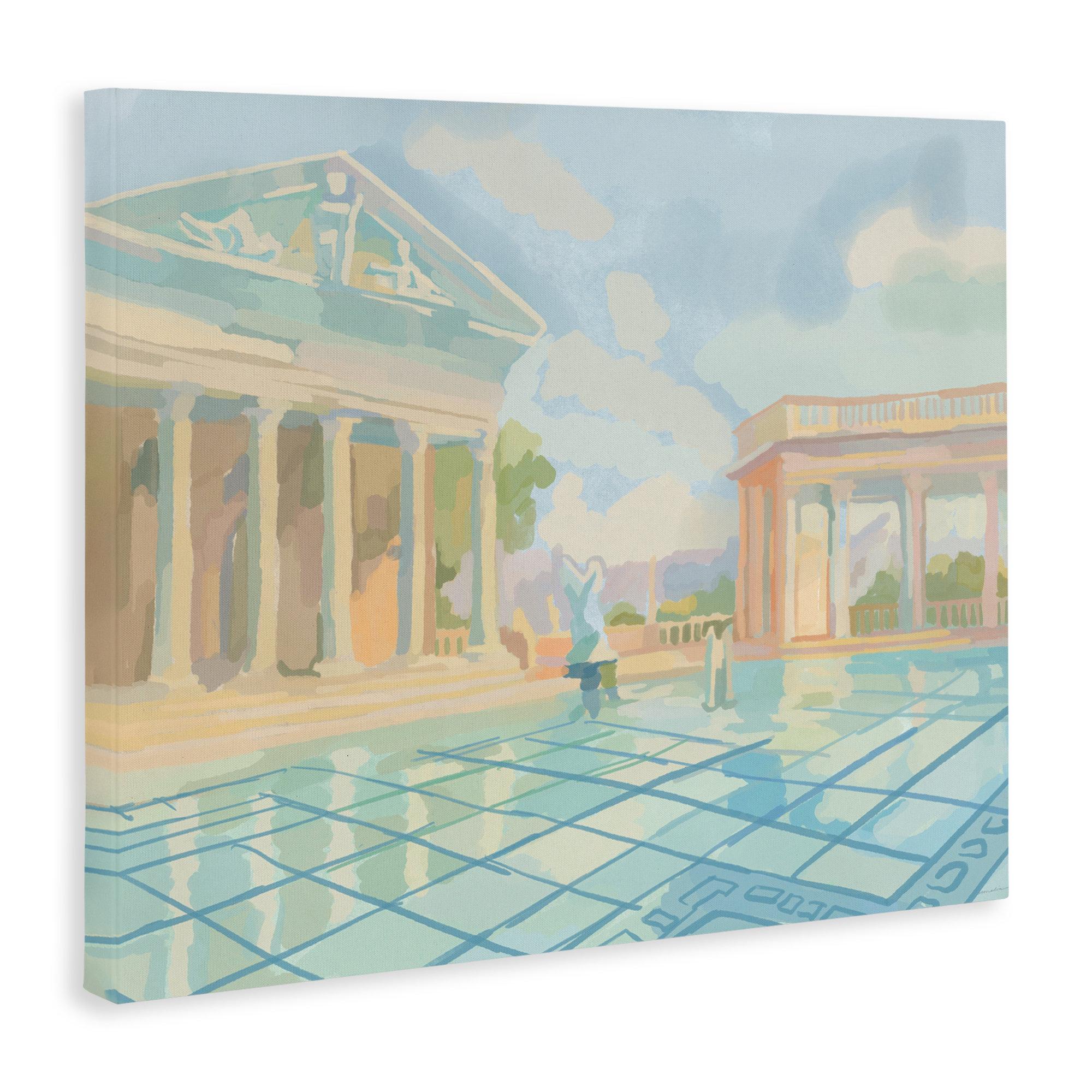 Latitude Run® Sam Simeon Architecture Canvas, design by Amelia Noyes ...