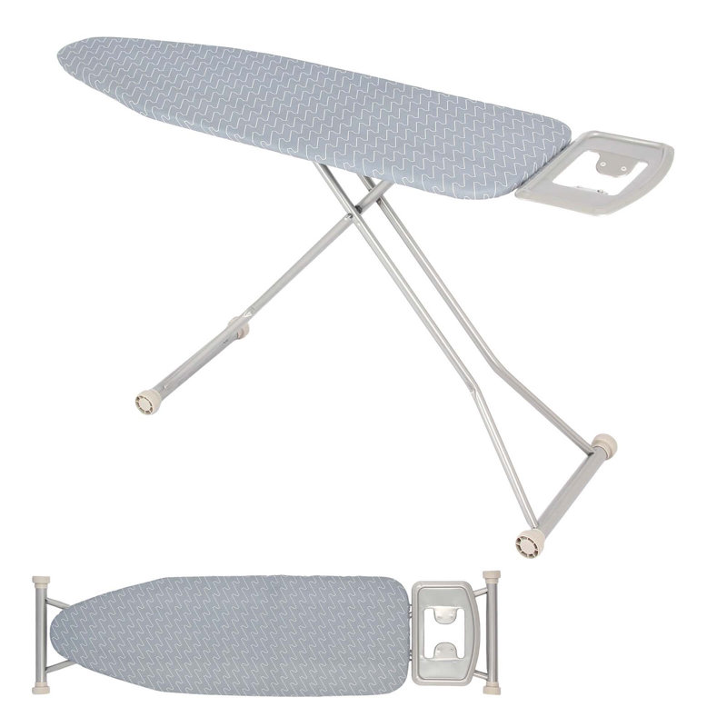 Costway 47" X 15" Iron Board With Removable Silver-coated Cover & Heavy ...