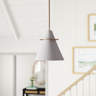 Sand & Stable™ Salem 1 - Light Single Cone Pendant | Wayfair