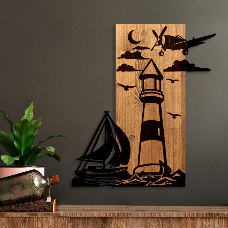 Lark Manor™ Decorative Wooden Wall Accessory | Wayfair