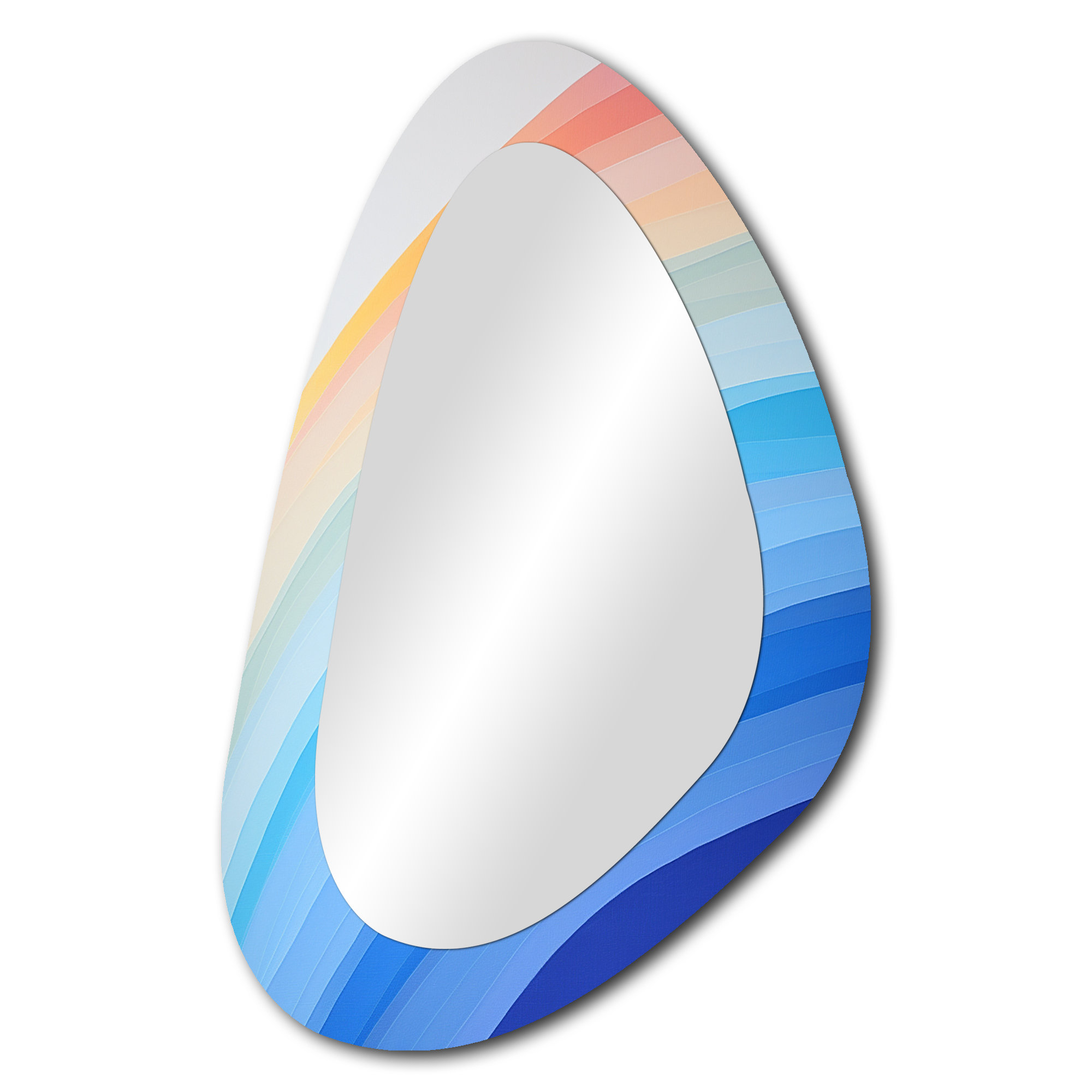 East Urban Home Leitha Colorful Rainbow Arc Of Simplicity I - Rainbow ...