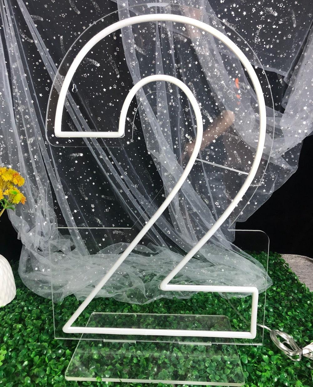 Fashion and Fascinating 24″ Tall Number Neon Sign【2】 - Wayfair Canada