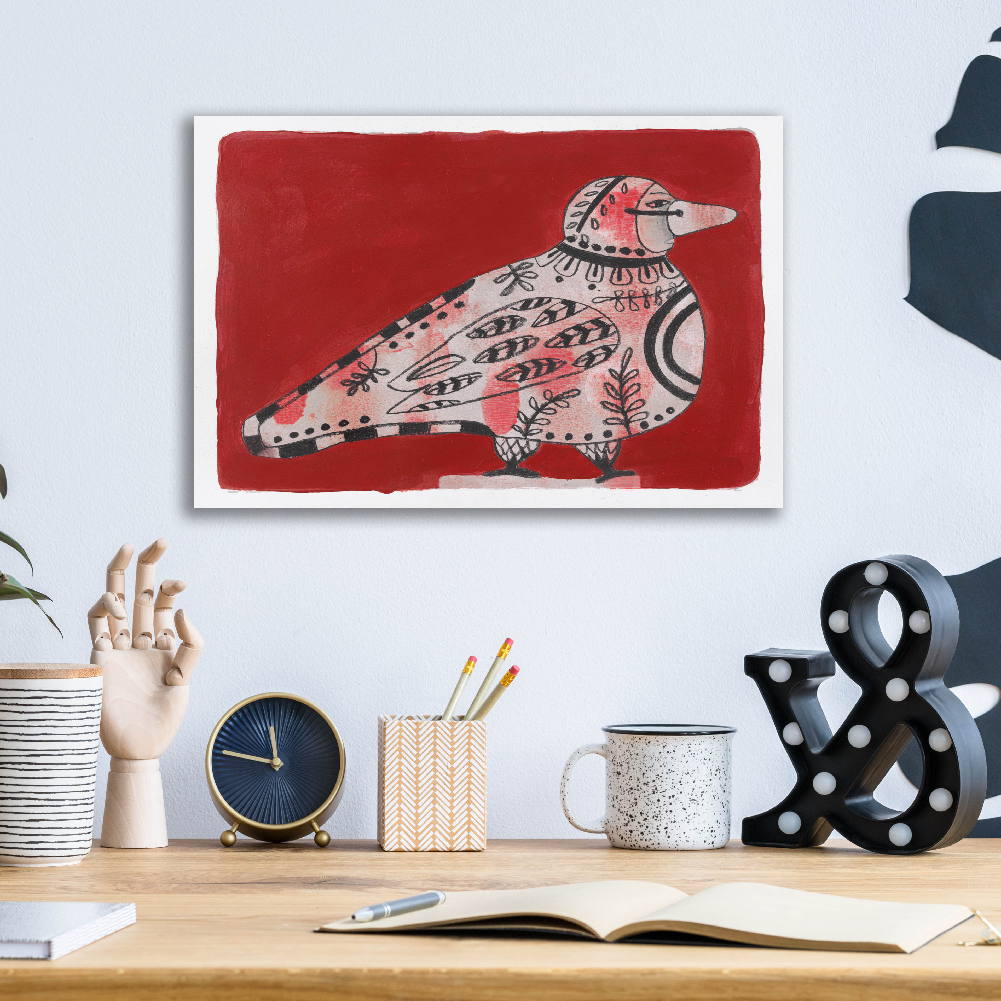 Dakota Fields " Mardi Gras Bird 19 " by Maria Pietri | Wayfair